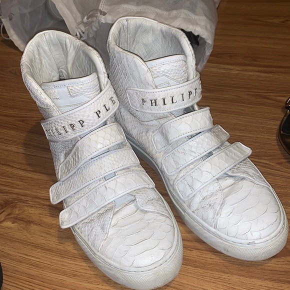 Philipp Plein | Shoes | Philipp Plein White Croc Sneakers | Poshmark